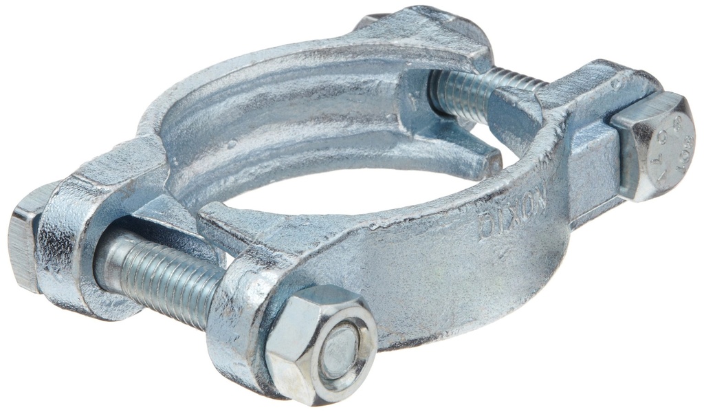 ABRAZADERA DOBLE TORNILLO GALVANIZADO 12 PULGADAS | LaCasaDelRiego